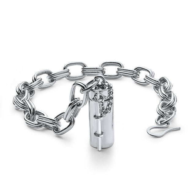 Wand + Capsule Bracelet • Sterling Silver • Fortune & Frame