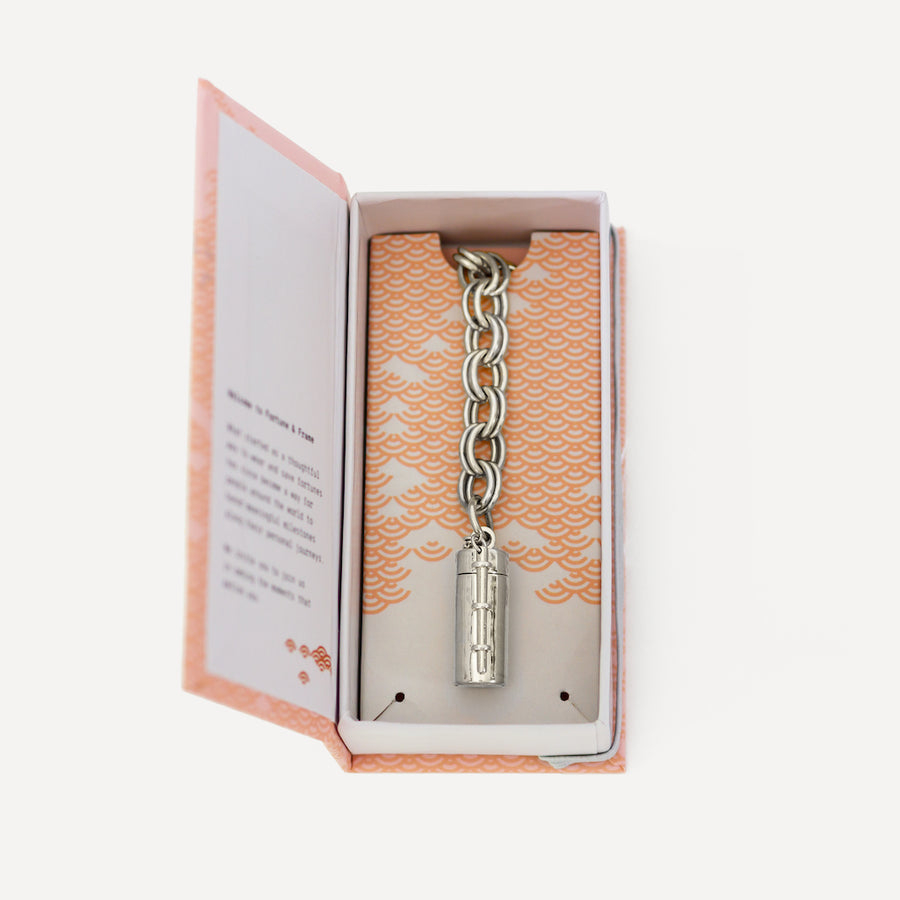 Wand + Capsule Bracelet • Sterling Silver • Fortune & Frame