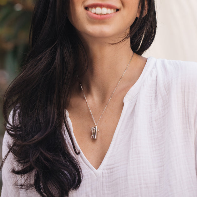 Capsule Locket Necklace • Capsule Jewelry • Fortune & Frame