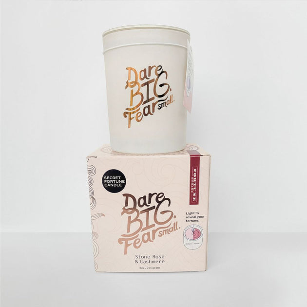Secret Fortune Candle • Dare BIG. Fear small. • Fortune and Frame ...