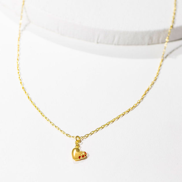 Romantic Heart Pendant • Single Heart Charm • Fortune & Frame