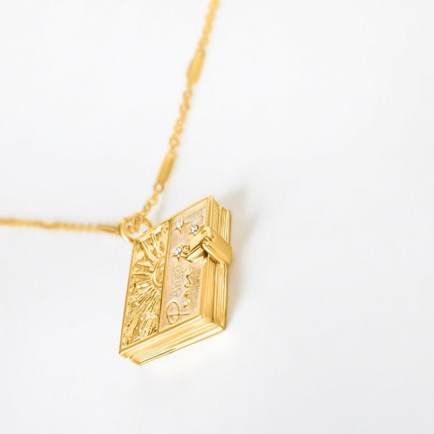 Secret Scriptures Locket: Peace - Gold – Fortune & Frame